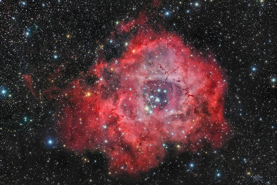 17 Nebulosa de la Roseta NGC 2238 – Astroguada | Agrupación Astronómica ...